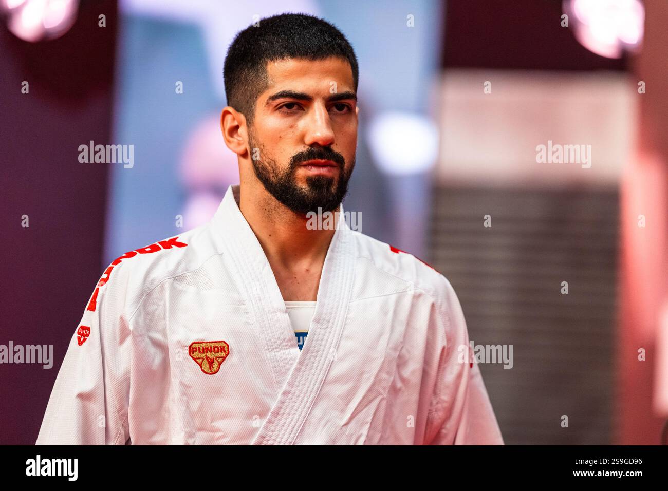 Christos-Stefanos Xenos (GRE) Male Kumite -60 Kg final during the Paris ...