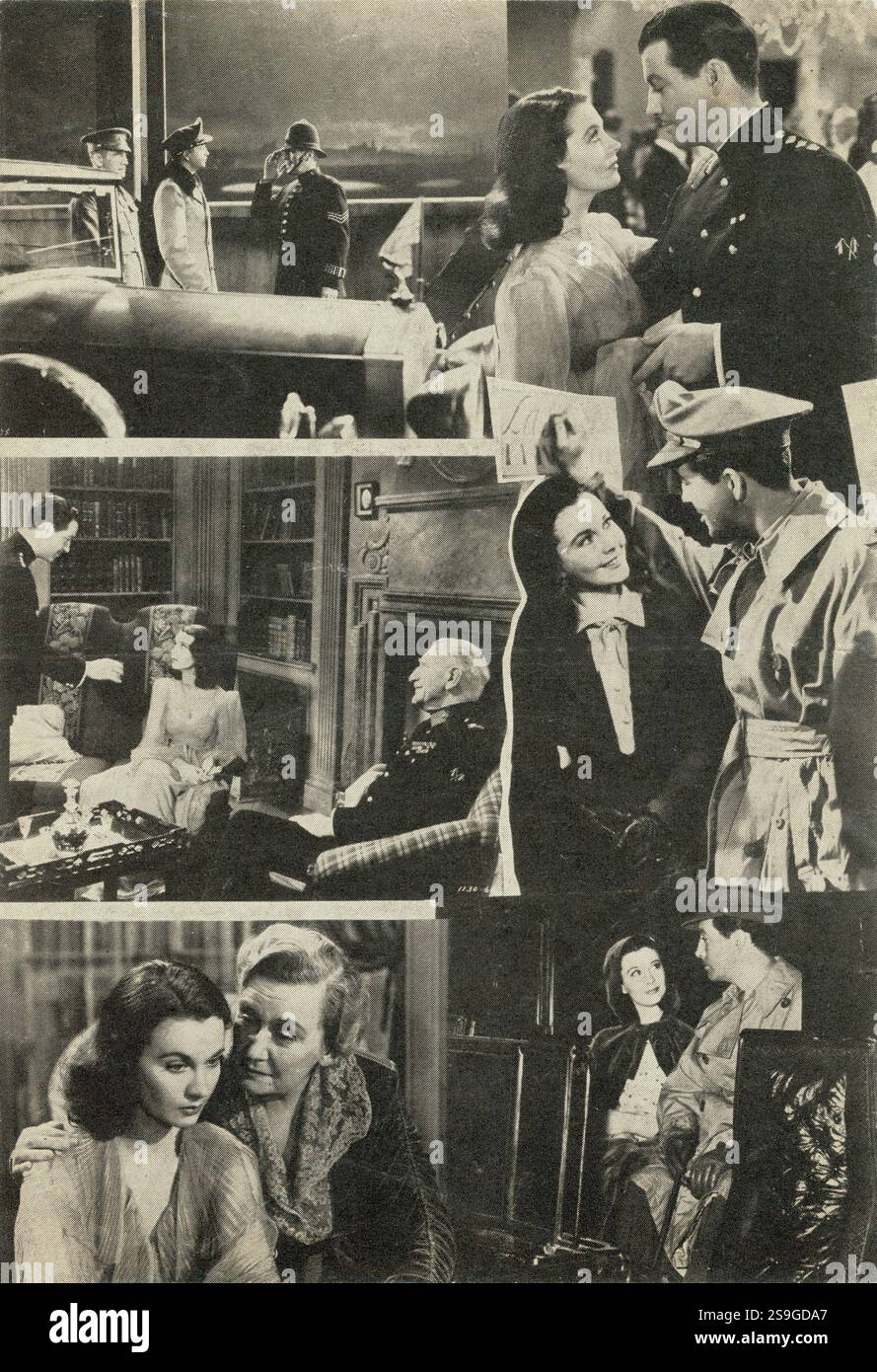 VIVIEN LEIGH ROBERT TAYLOR LUCILE WATSON and C. AUBREY SMITH in ...