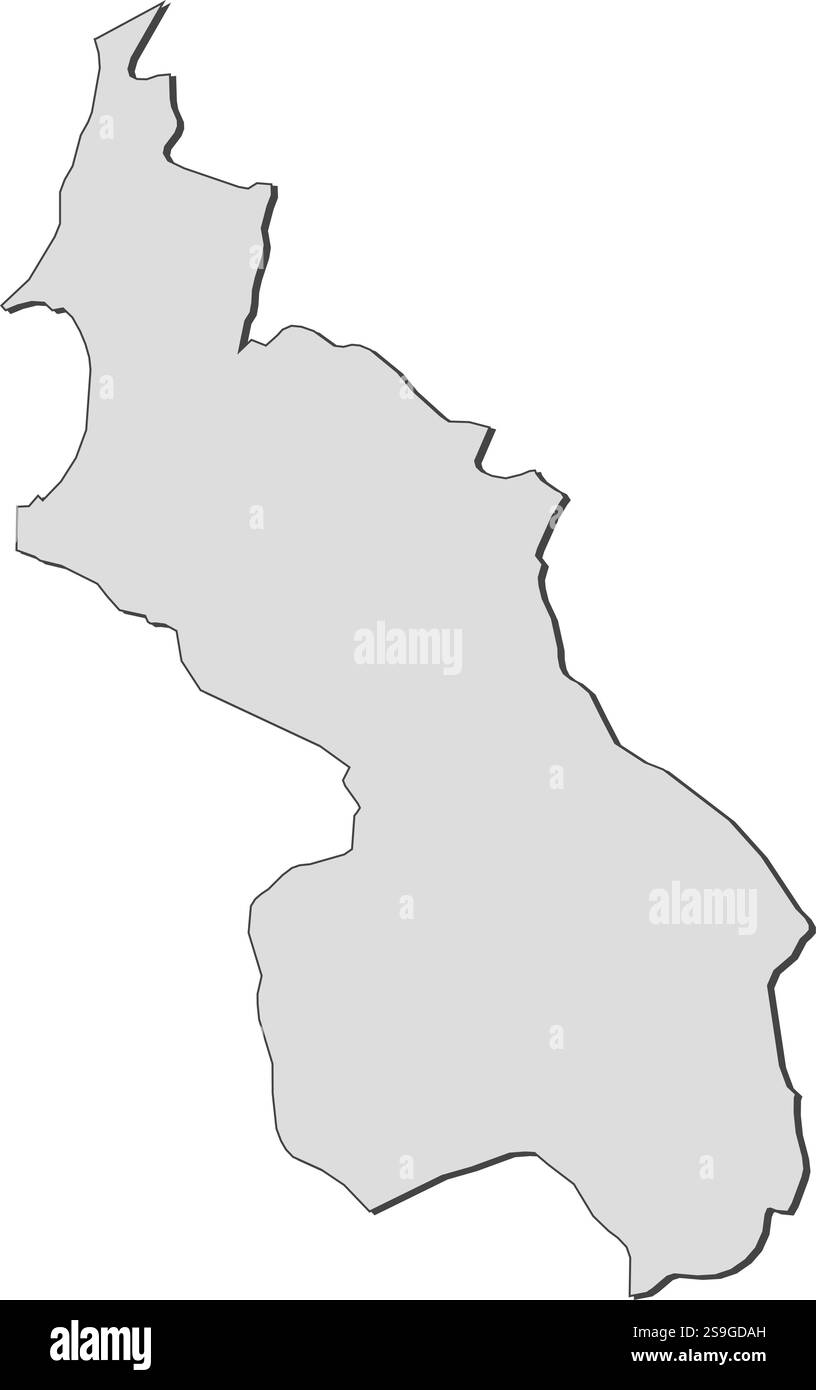 Political map of colombia departments hi-res stock photography and ...