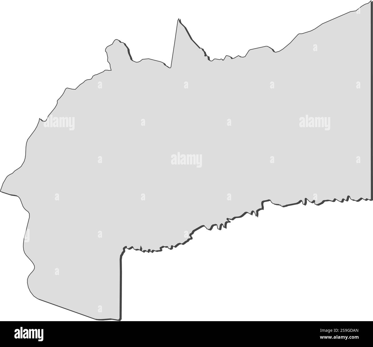 Map of Meta, a province of Colombia Stock Vector Image & Art - Alamy