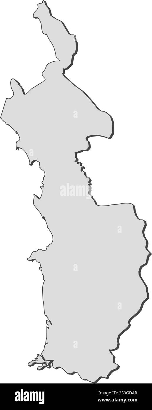 Map of Choco, a province of Colombia Stock Vector Image & Art - Alamy