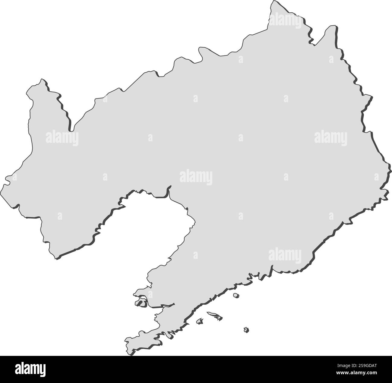 Map of Liaoning, a province of China Stock Vector Image & Art - Alamy