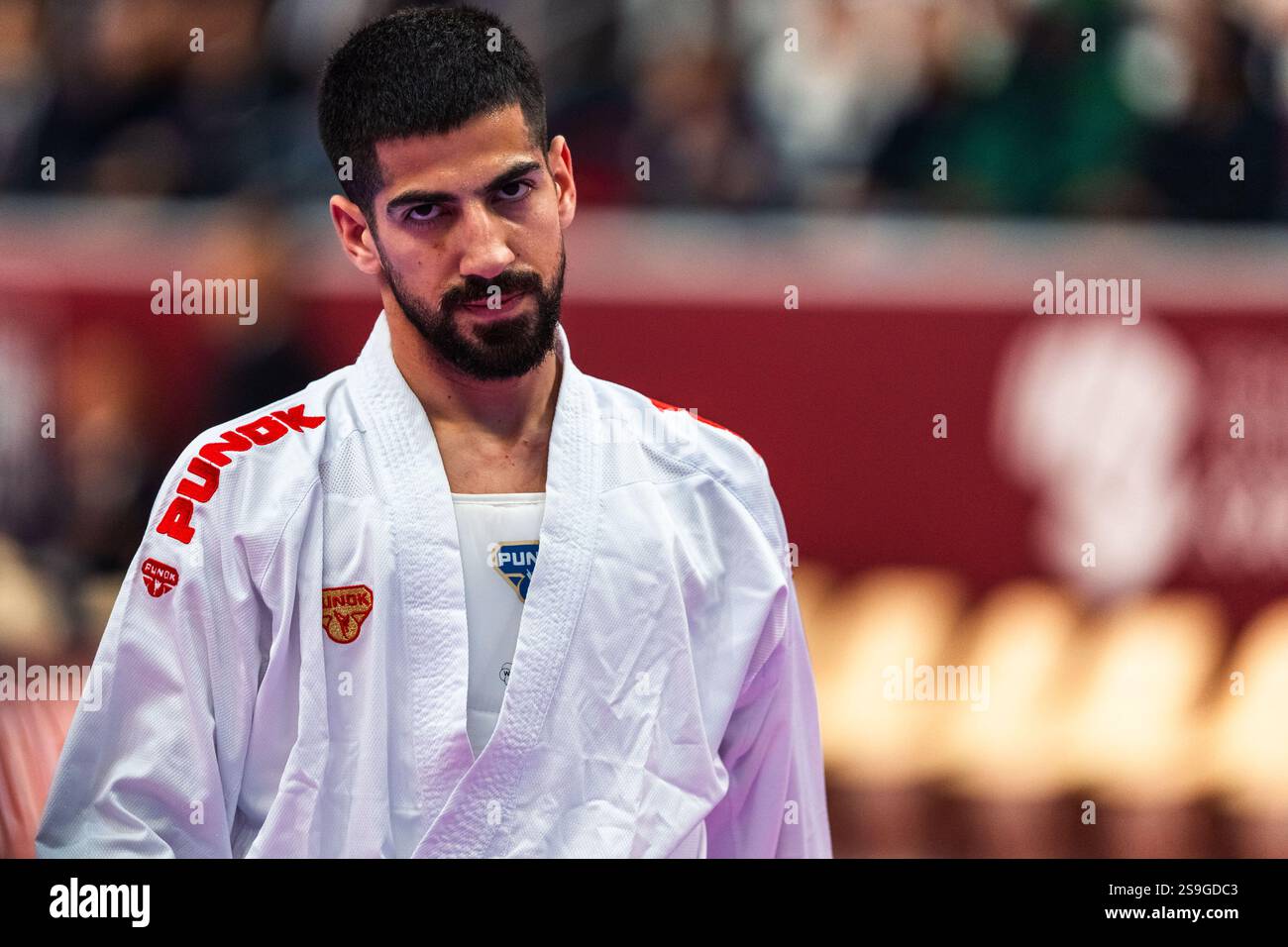Christos-Stefanos Xenos (GRE) Male Kumite -60 Kg final during the Paris ...
