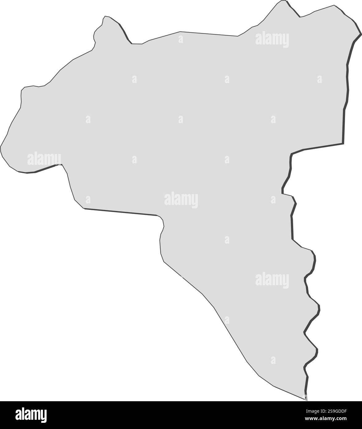 Valga vector outline map Stock Vector Images - Alamy