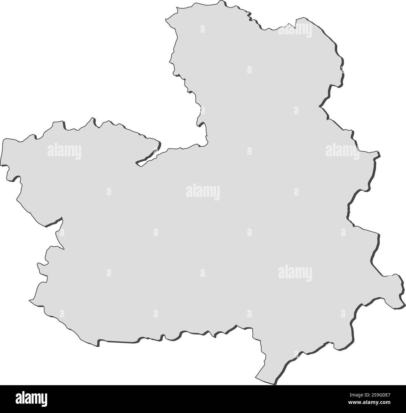 Map of Castile-La Mancha, a province of Spain Stock Vector Image & Art ...