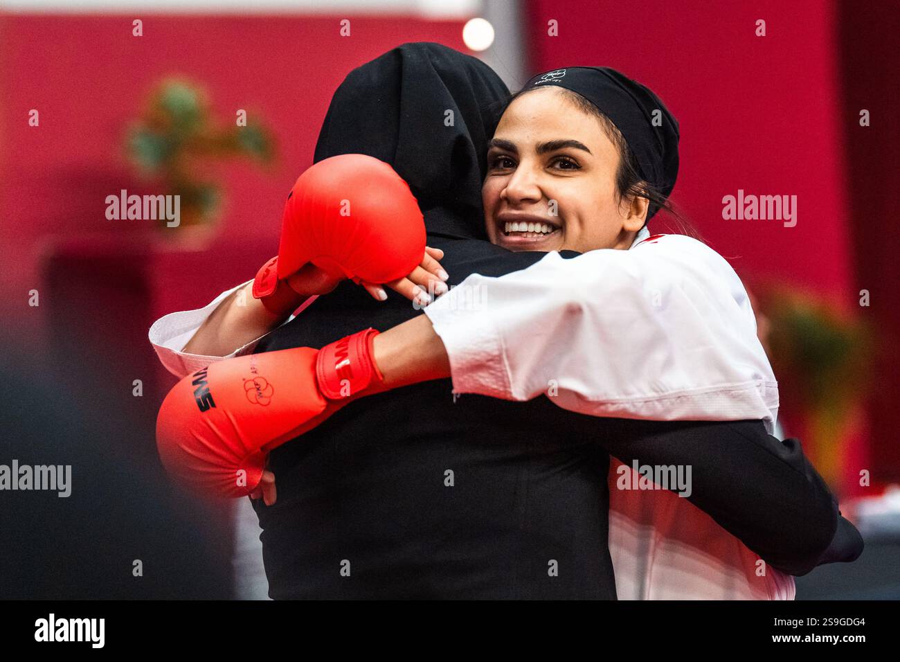 Sara Bahmanyar (IRI) Female Kumite -50Kg final during the Paris Open ...