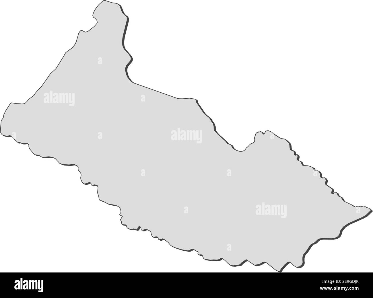 Map of Caqueta, a province of Colombia Stock Vector Image & Art - Alamy