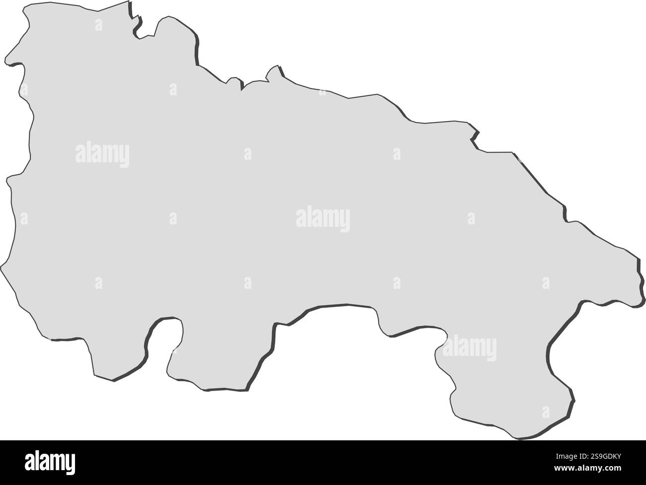 Map of La Rioja, a province of Spain Stock Vector Image & Art - Alamy
