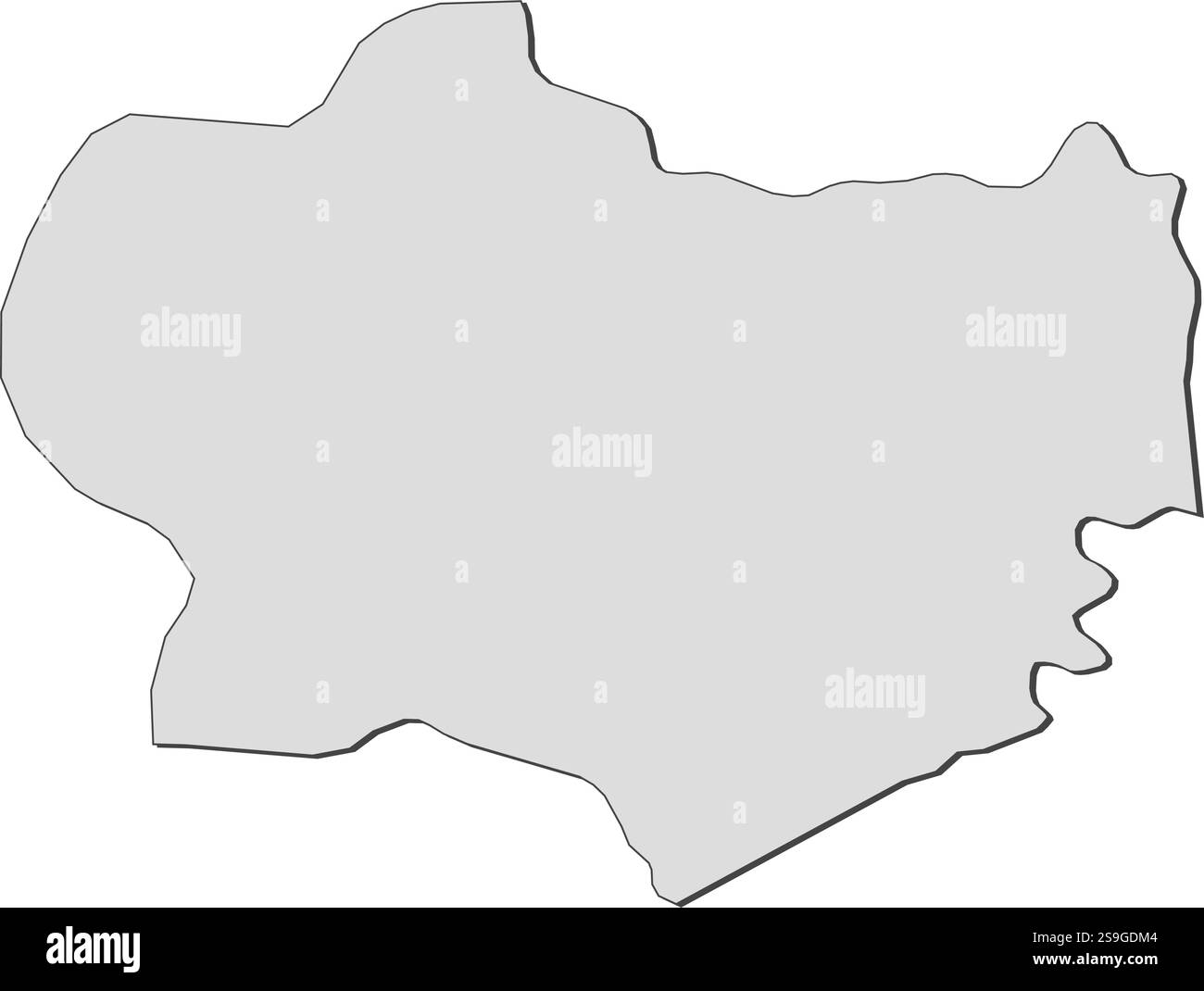 Map of Krapina-Zagorje, a province of Croatia Stock Vector Image & Art ...