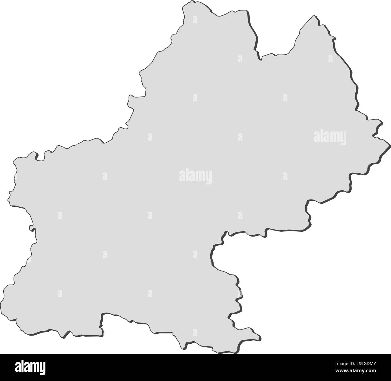 Map of Midi-Pyrénées, a province of France Stock Vector Image & Art - Alamy