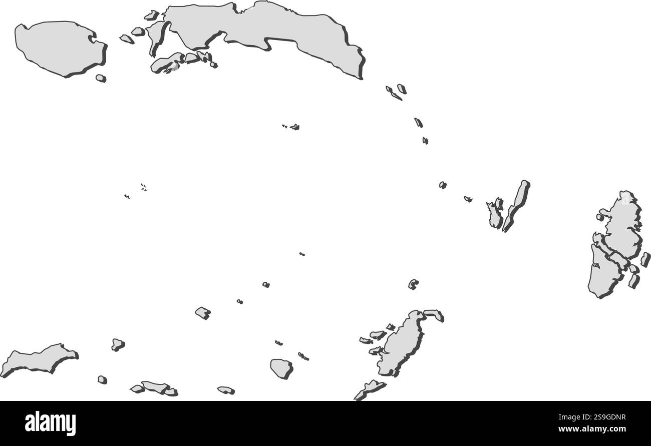 Map of Maluku, a province of Indonesia Stock Vector Image & Art - Alamy