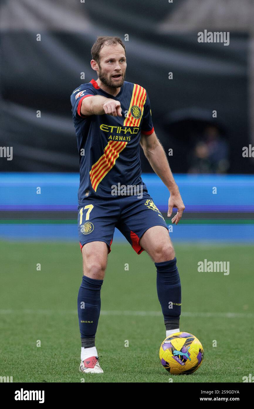 MADRID, SPAIN - January26: Daley Blind of Girona in action during the ...