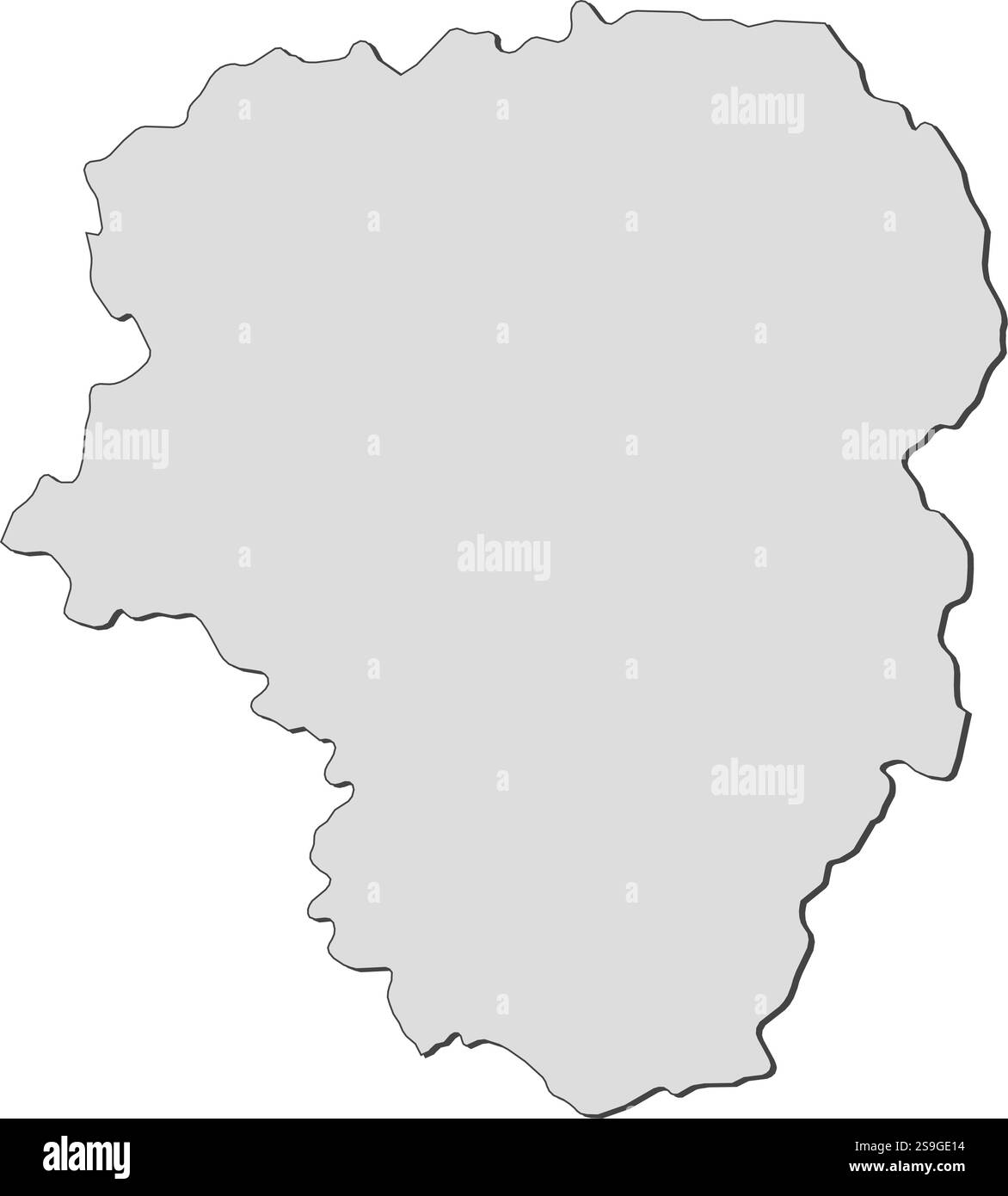 Map of Limousin, a province of France Stock Vector Image & Art - Alamy