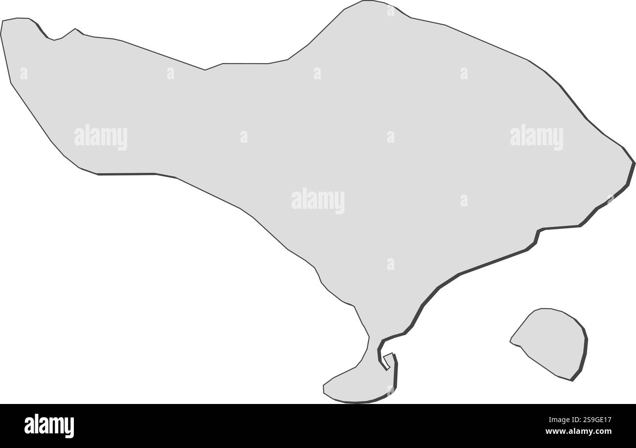 Map of Bali, a province of Indonesia Stock Vector Image & Art - Alamy