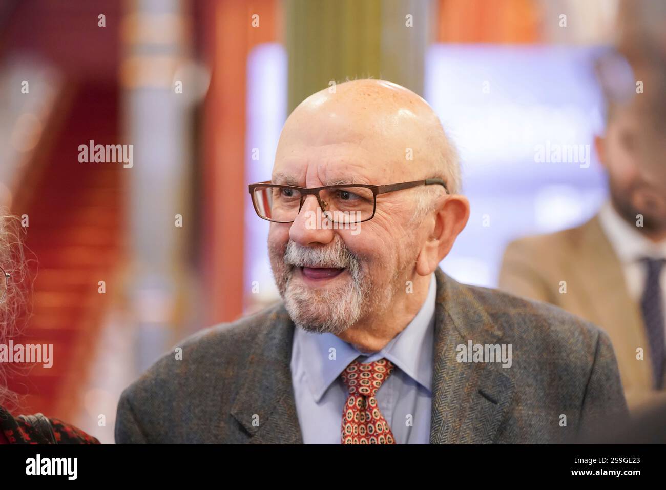 Historian Jean-Claude Larronde during the Sabino Arana Awards 2024 gala ...