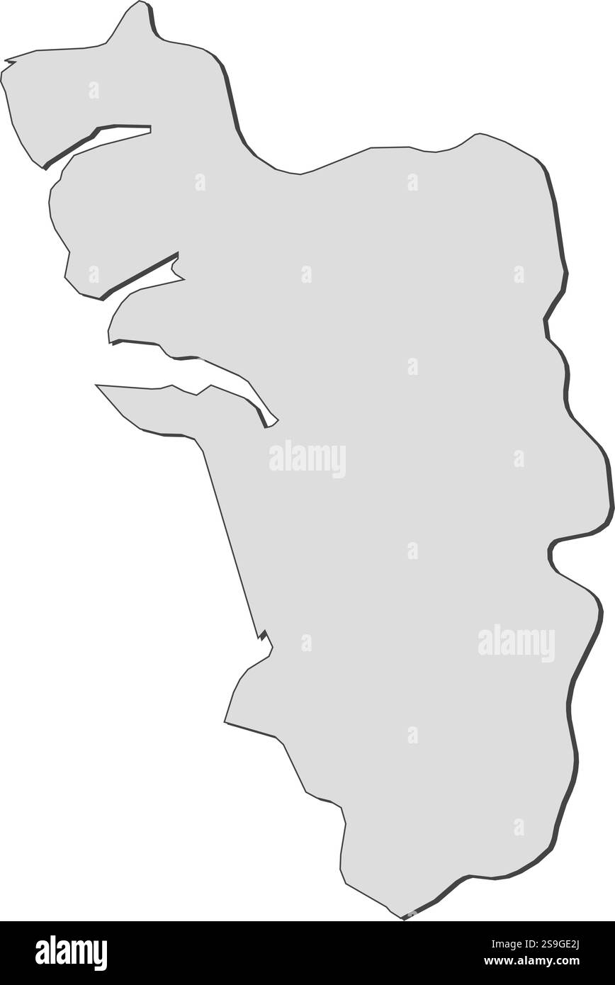 Map of Goa, a province of India Stock Vector Image & Art - Alamy