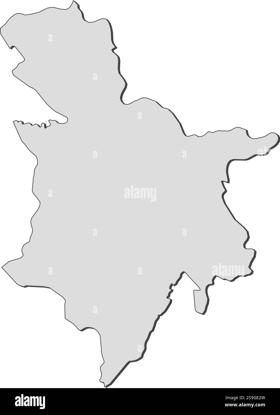 Map of Sulaymaniyah, a province of Iraq Stock Vector Image & Art - Alamy