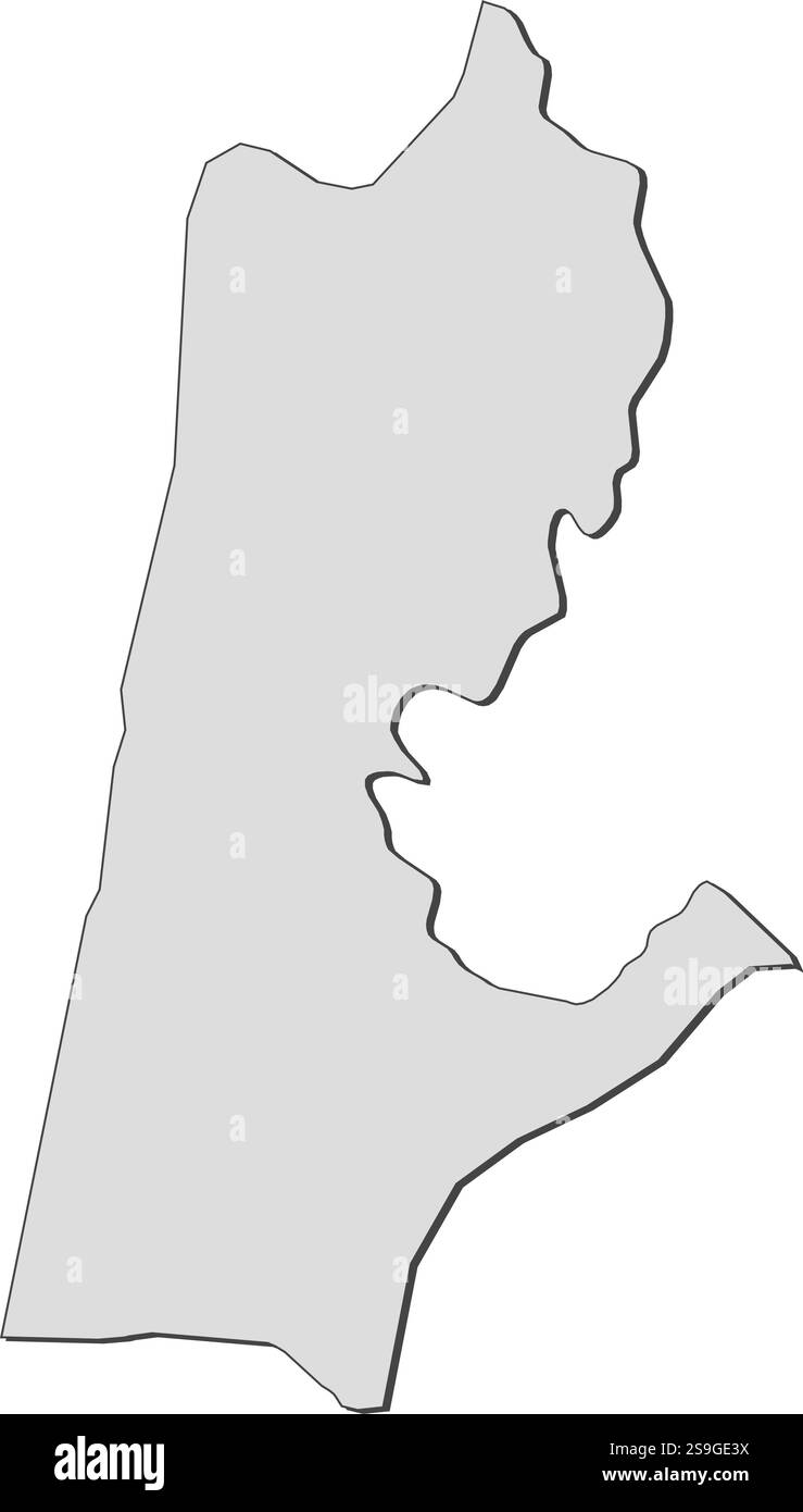 Map of Haifa, a province of Israel Stock Vector Image & Art - Alamy