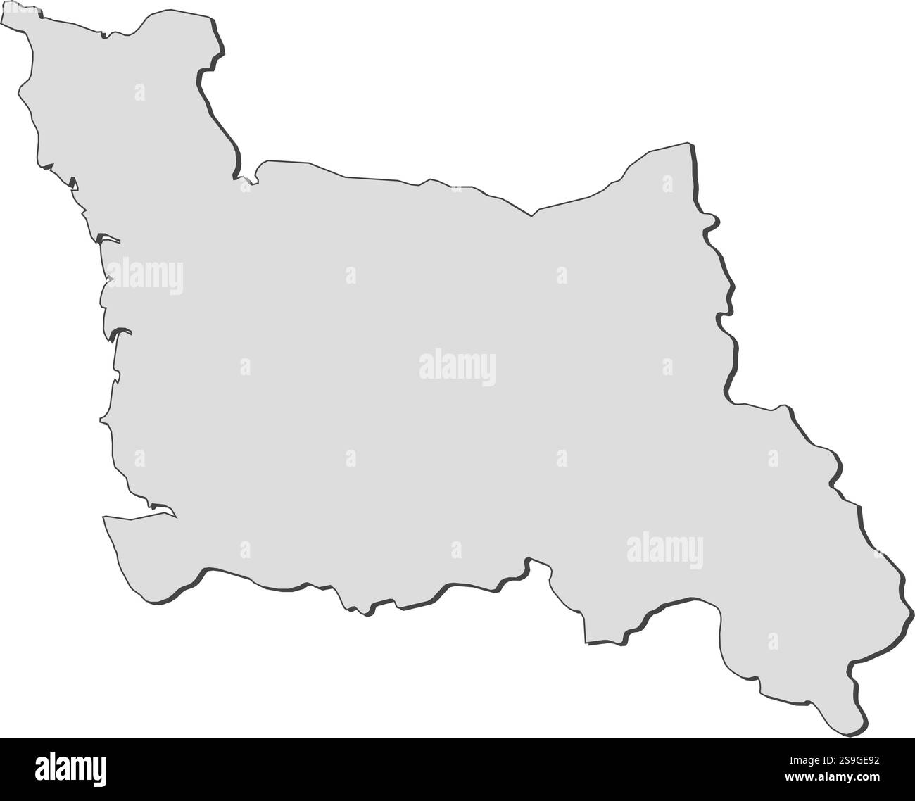 Map of Lower Normandy, a province of France Stock Vector Image & Art ...