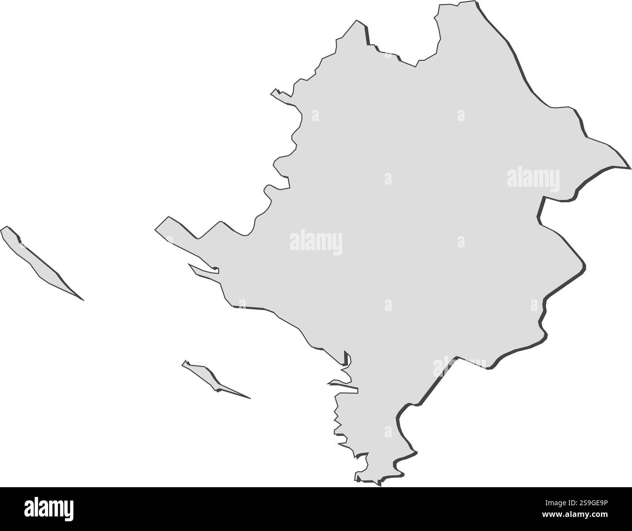 Sibenik knin county Cut Out Stock Images & Pictures - Alamy