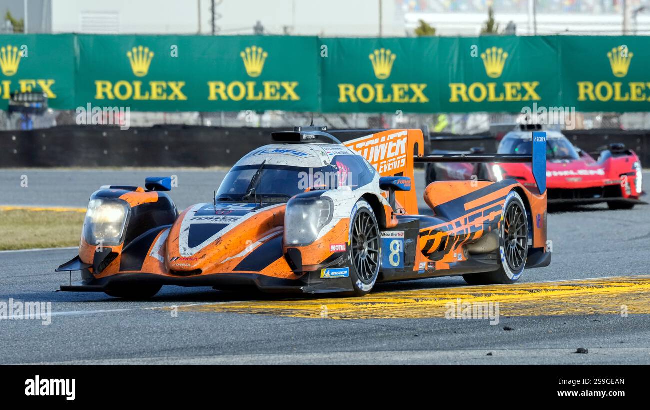 Job Van Uitert, of the Netherlands comes out of a turn in his ORECA ...