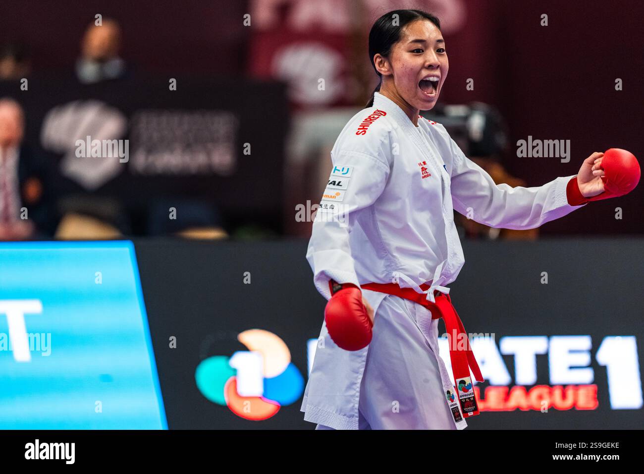 Rina Kodo (JPN) Female Kumite -55Kg bronze medal match during the Paris ...