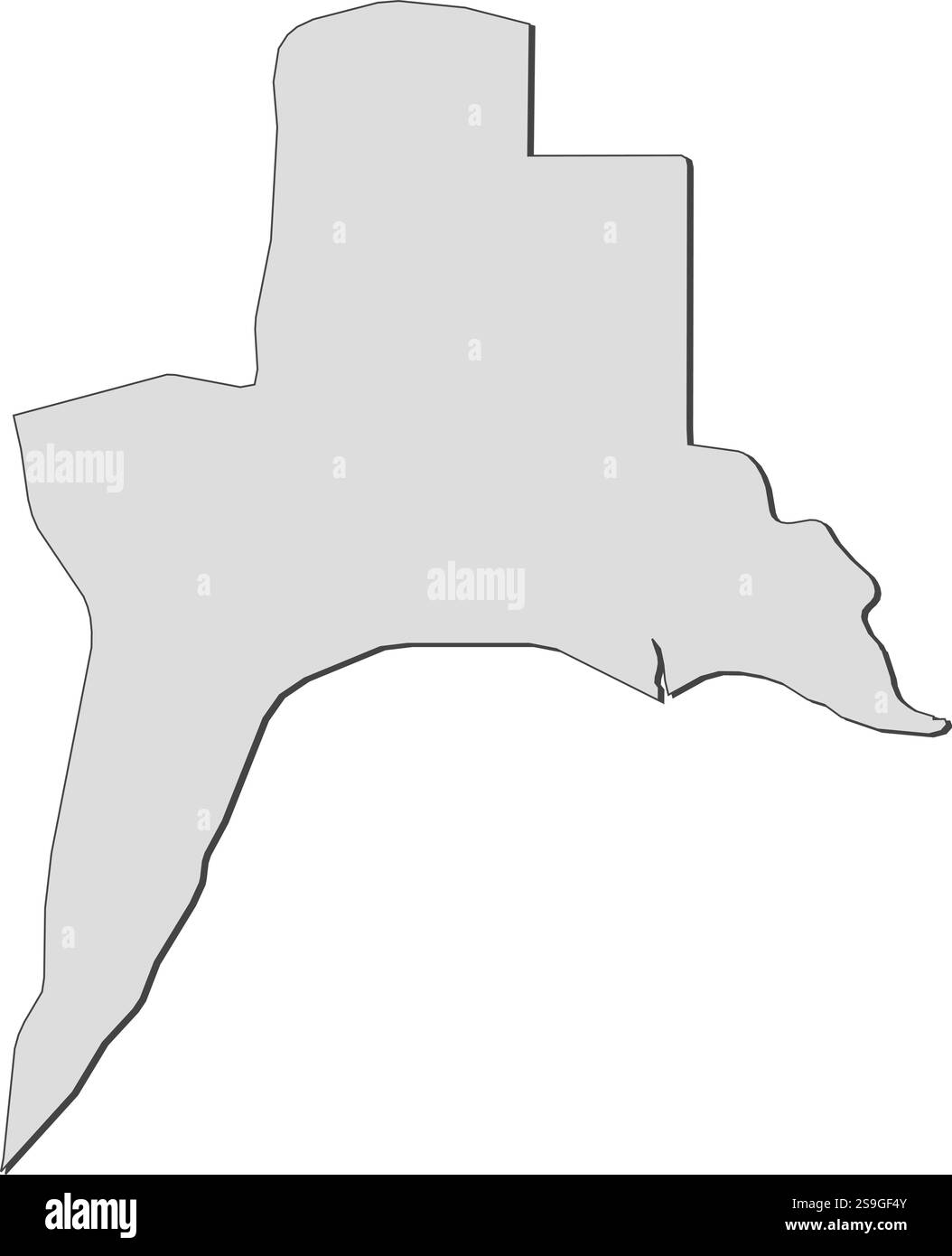 Map of Basra, a province of Iraq Stock Vector Image & Art - Alamy