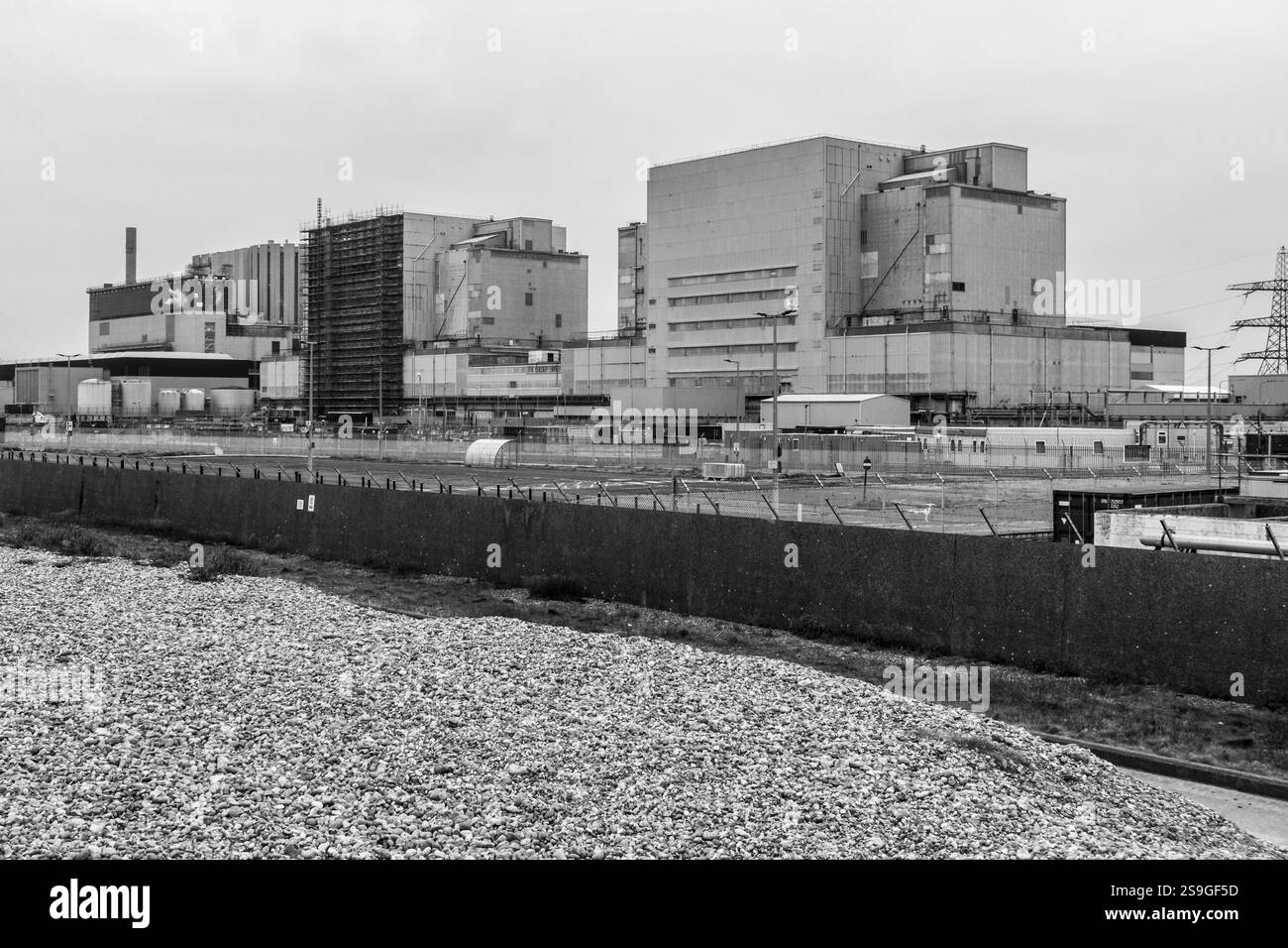 Dungeness B Power Station, a nuclear power station now being ...