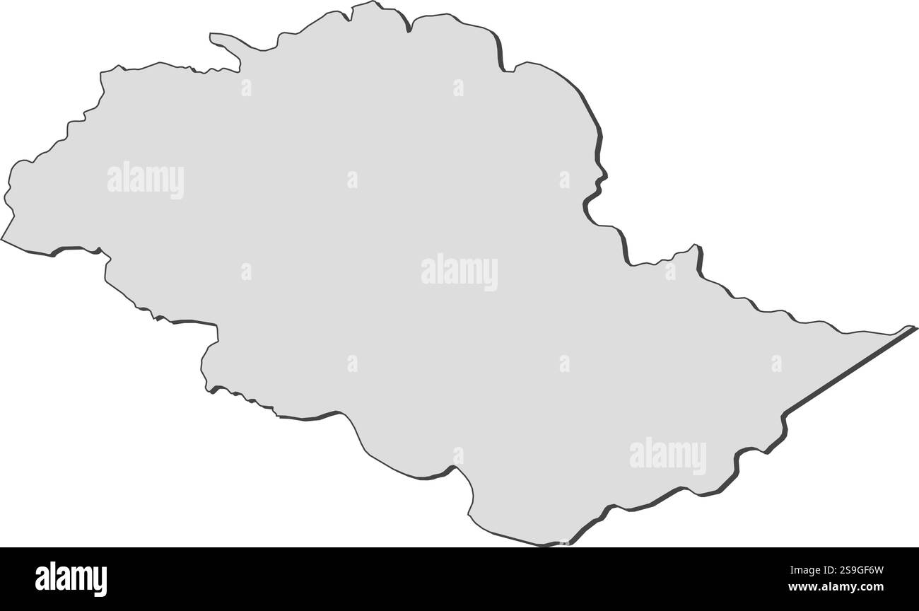 Map of Gilgit-Baltistan, a province of Pakistan Stock Vector Image ...