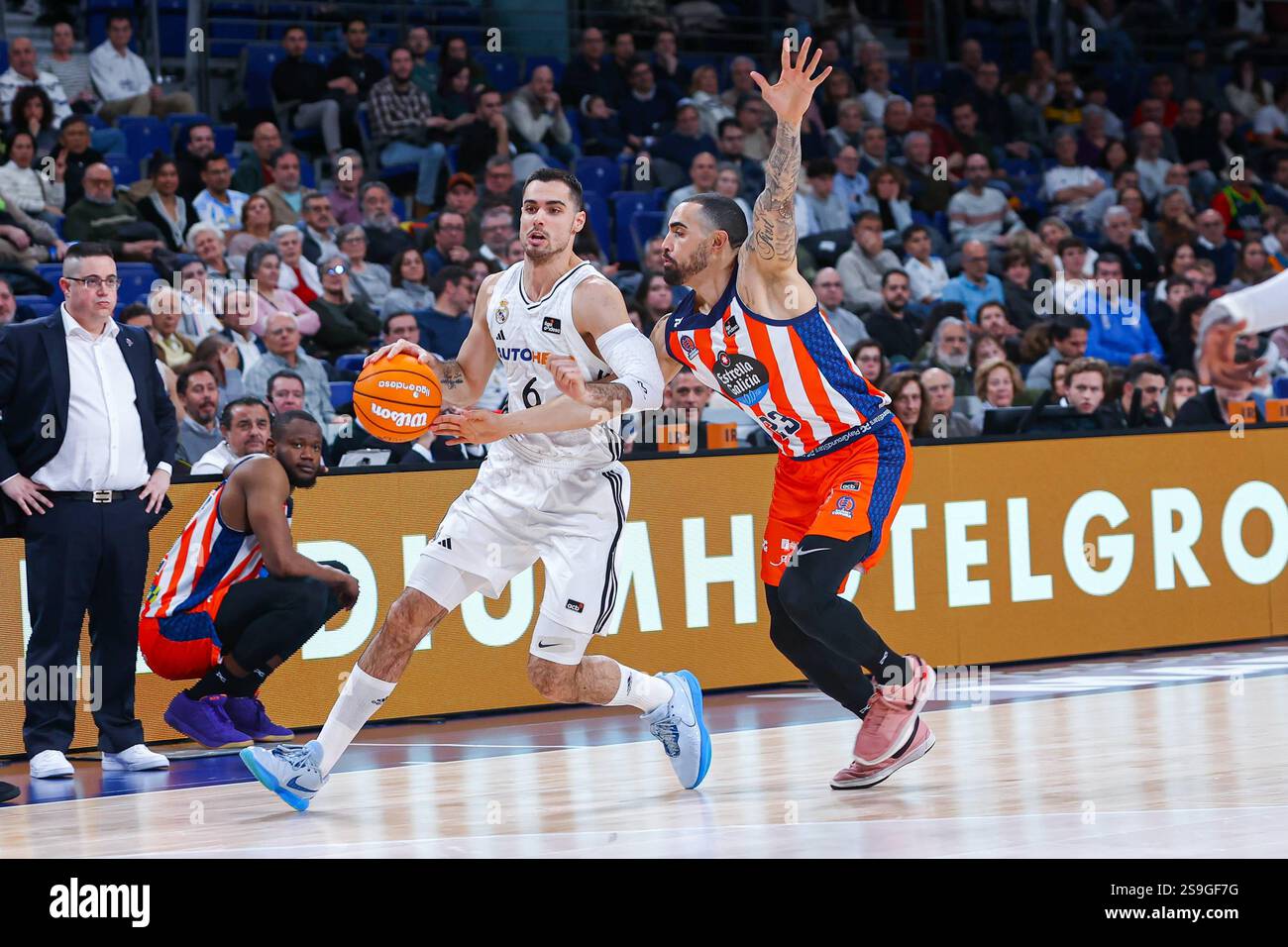 26th January 2025; Movistar Arena; Liga Endesa; ACB; Real Madrid vs Leyma CoruÃ±a; Alberto ...