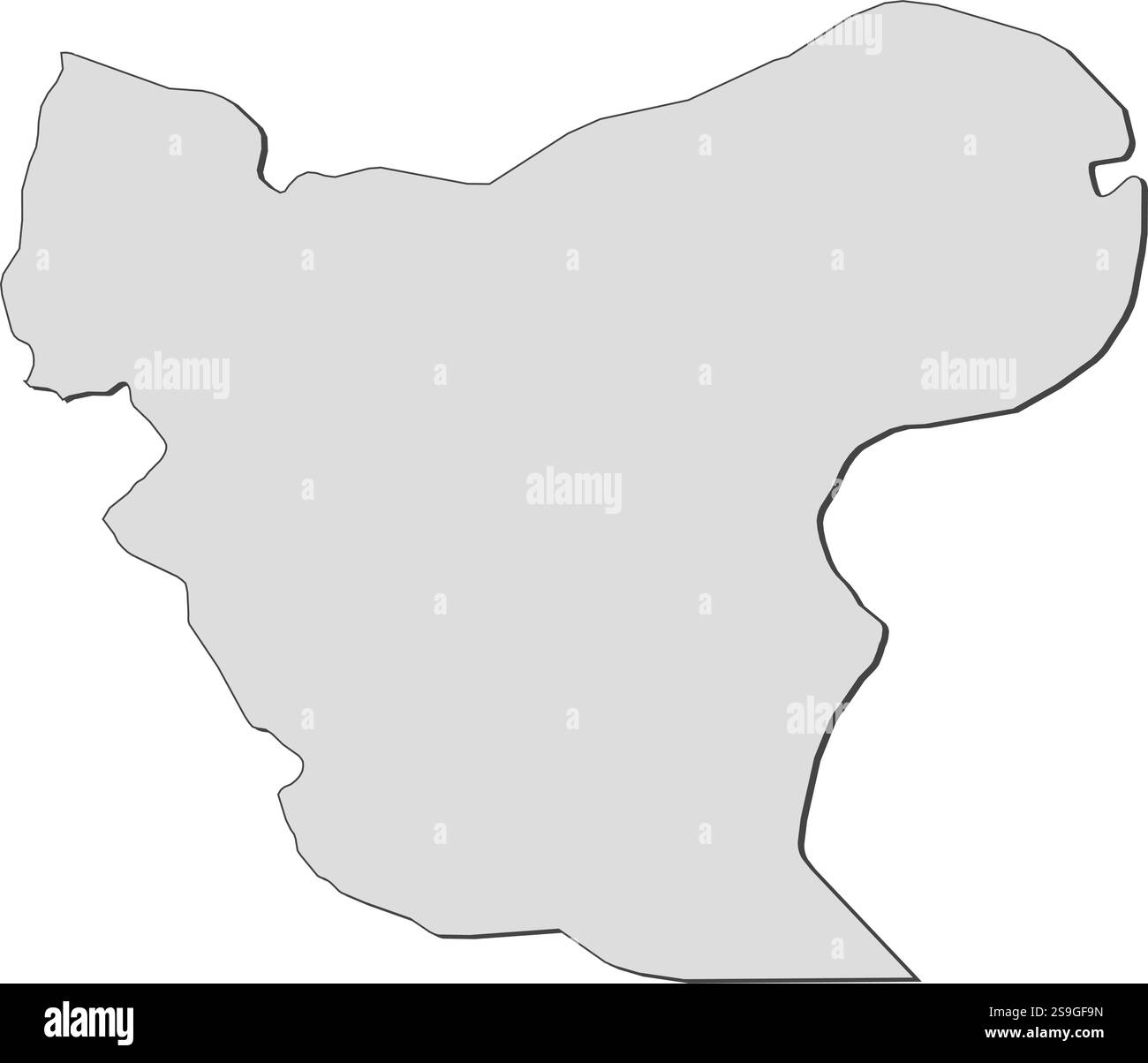 Map of Aleppo, a province of Syria Stock Vector Image & Art - Alamy