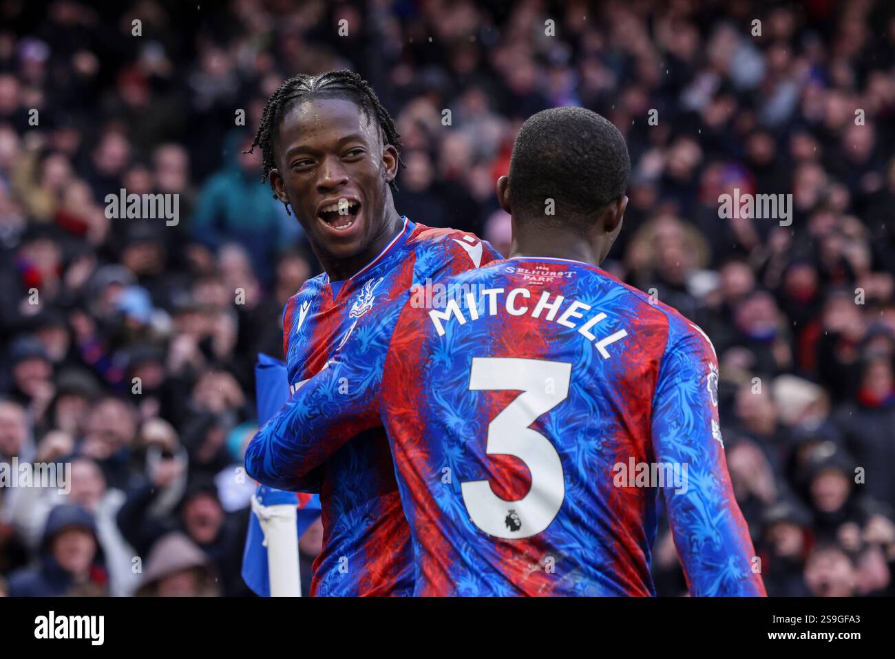 London, UK. 26th January 2025; Selhurst Park, Selhurst, London, England ...