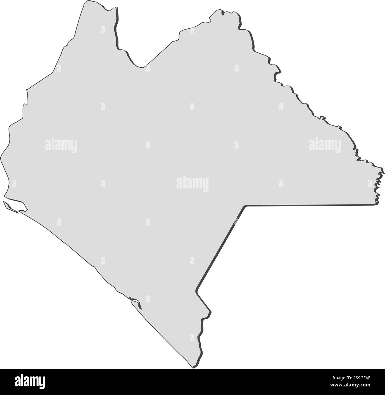 Map of Chiapas, a province of Mexico Stock Vector Image & Art - Alamy