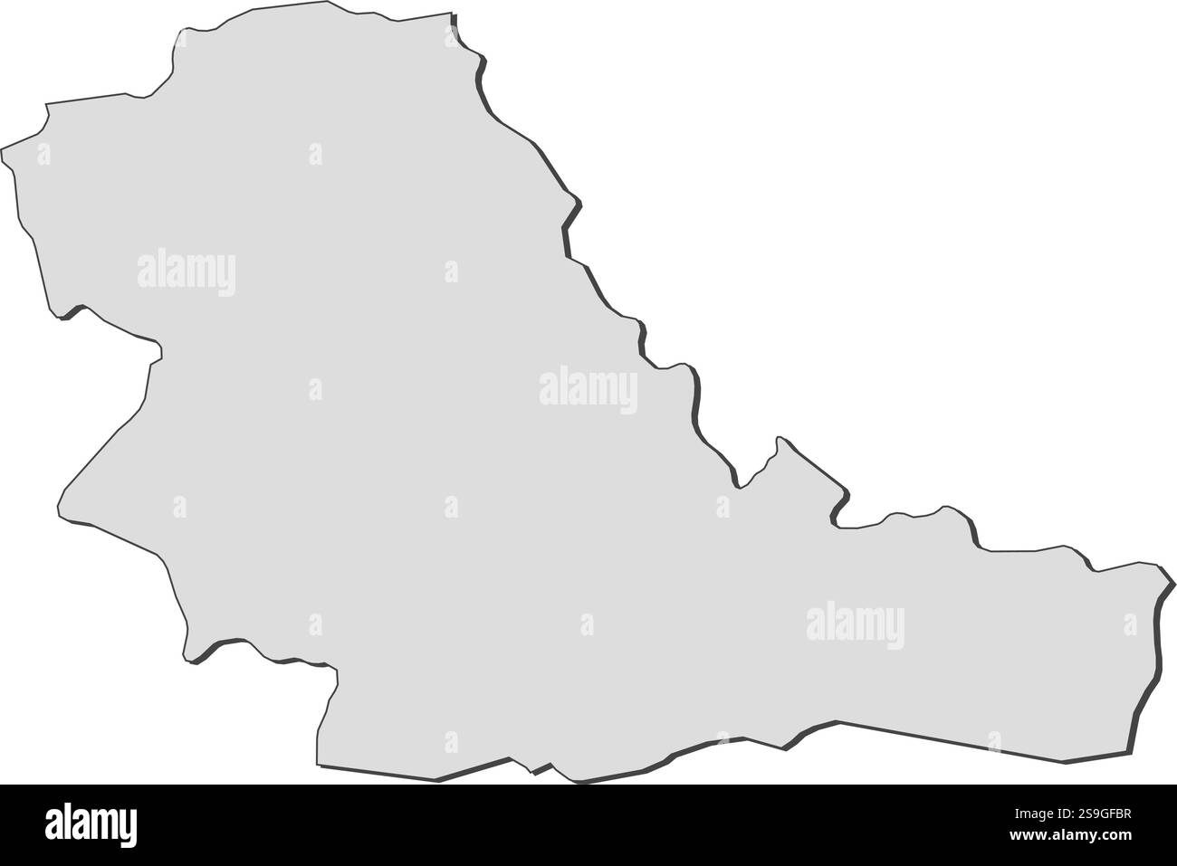 Map of Taurage, a province of Lithuania Stock Vector Image & Art - Alamy