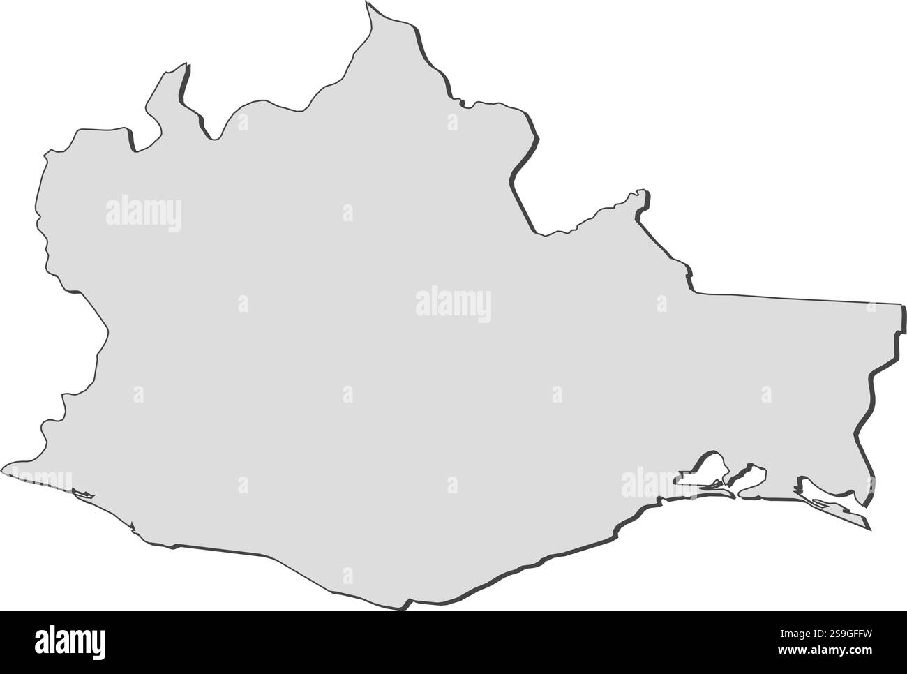 Oaxaca mexico map hi-res stock photography and images - Alamy