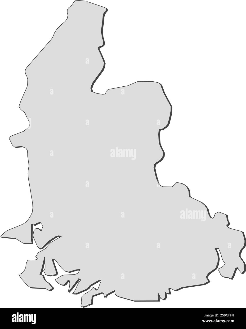 Vest agder map hi-res stock photography and images - Alamy