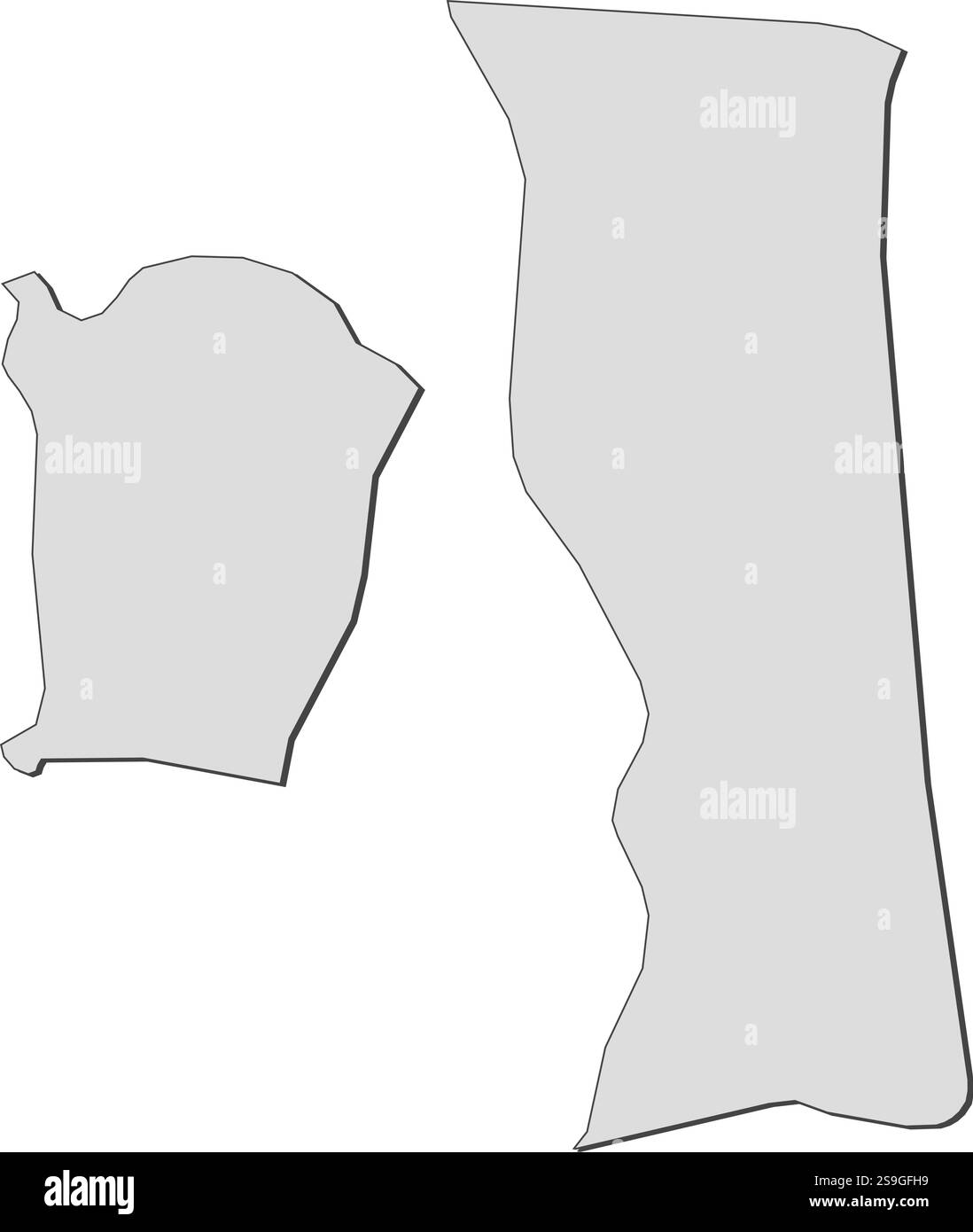 Map of Penang, a province of Malaysia Stock Vector Image & Art - Alamy