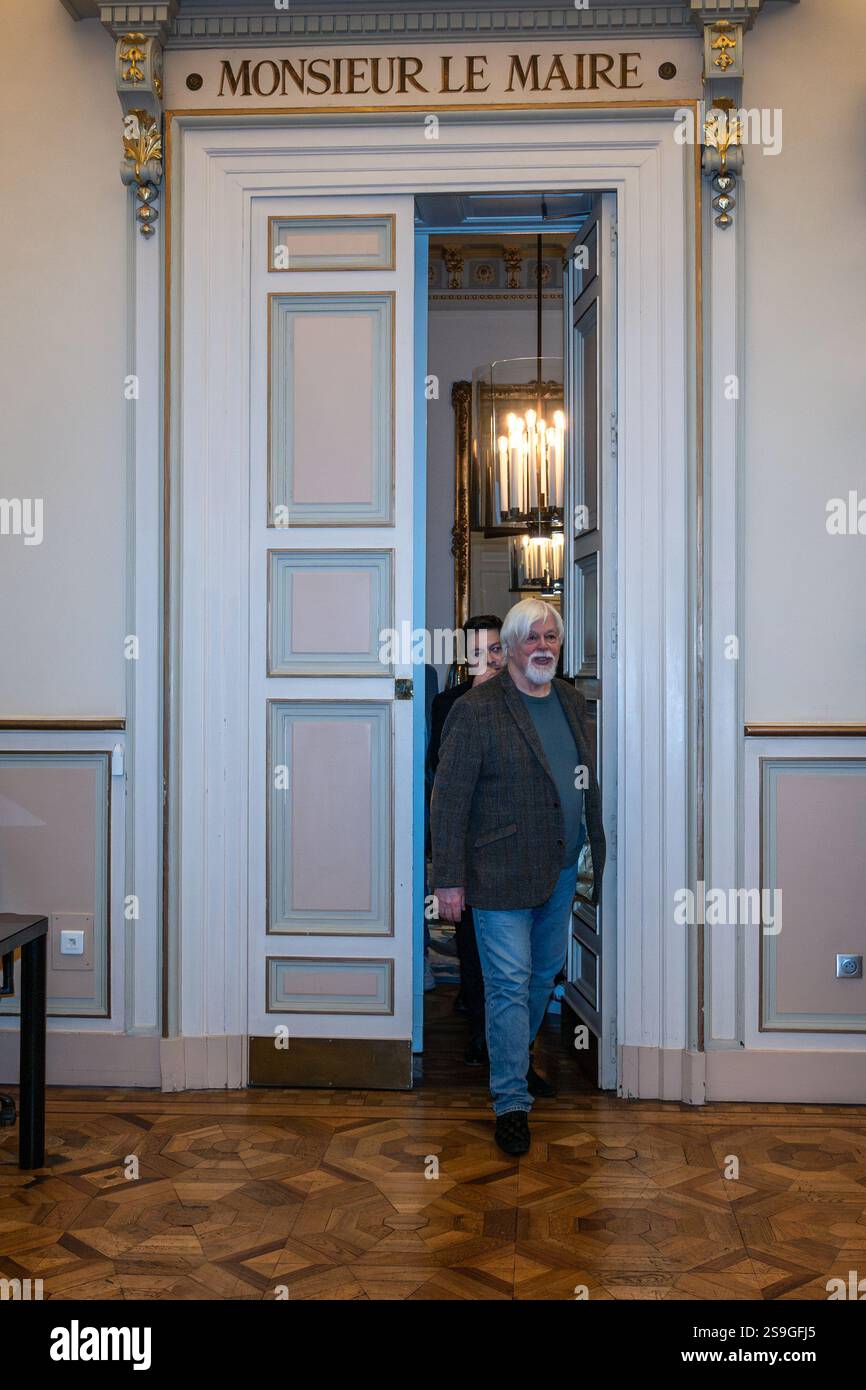 Captain Paul Watson, founder of the animal rights organization, Sea ...