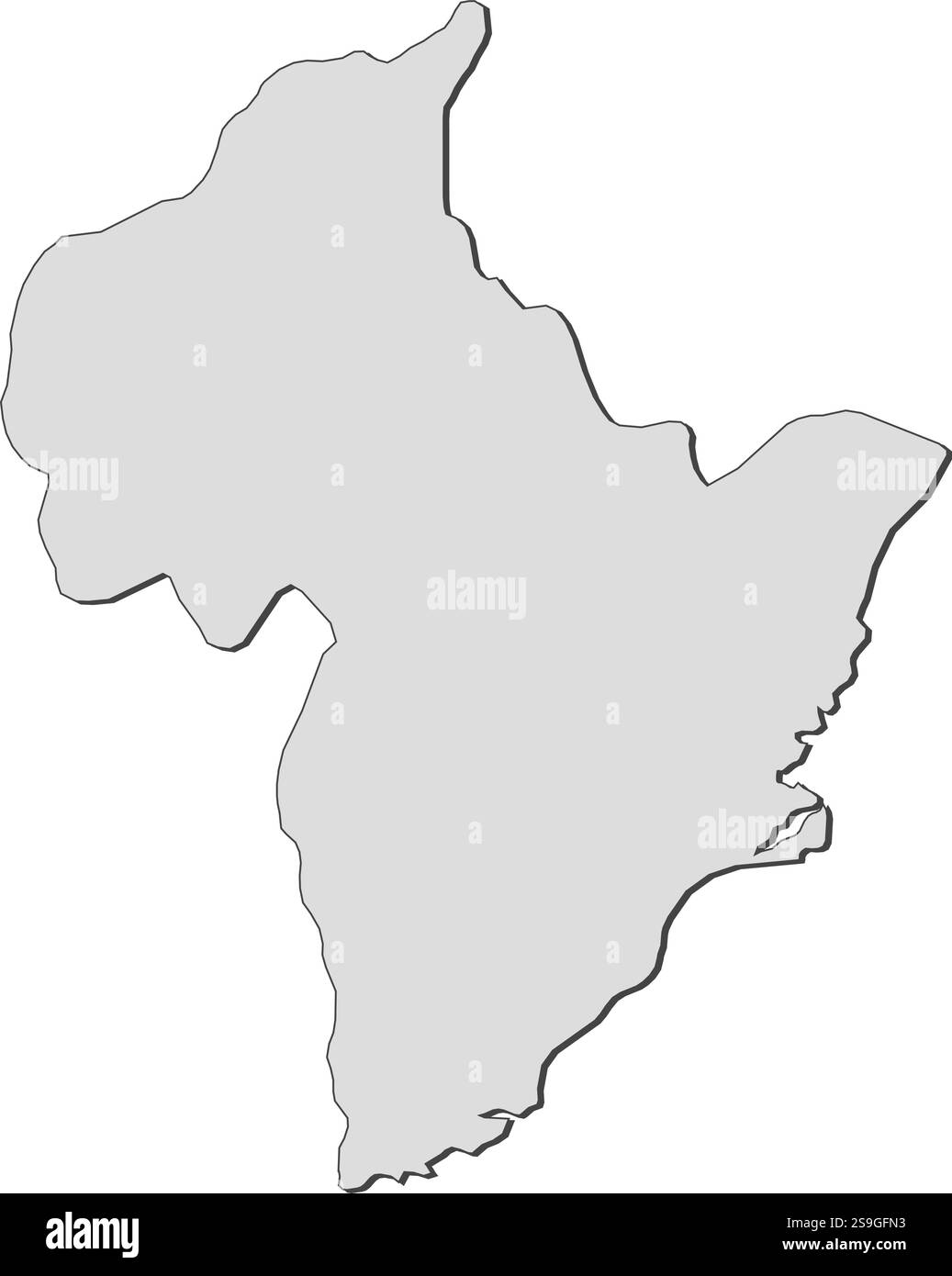 Map of Otago, a province of New Zealand Stock Vector Image & Art - Alamy