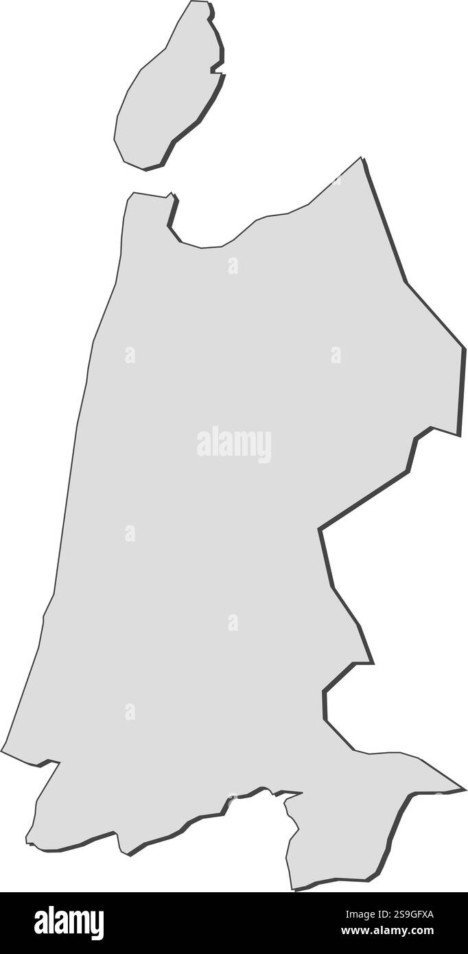 Noord holland map Cut Out Stock Images & Pictures - Alamy