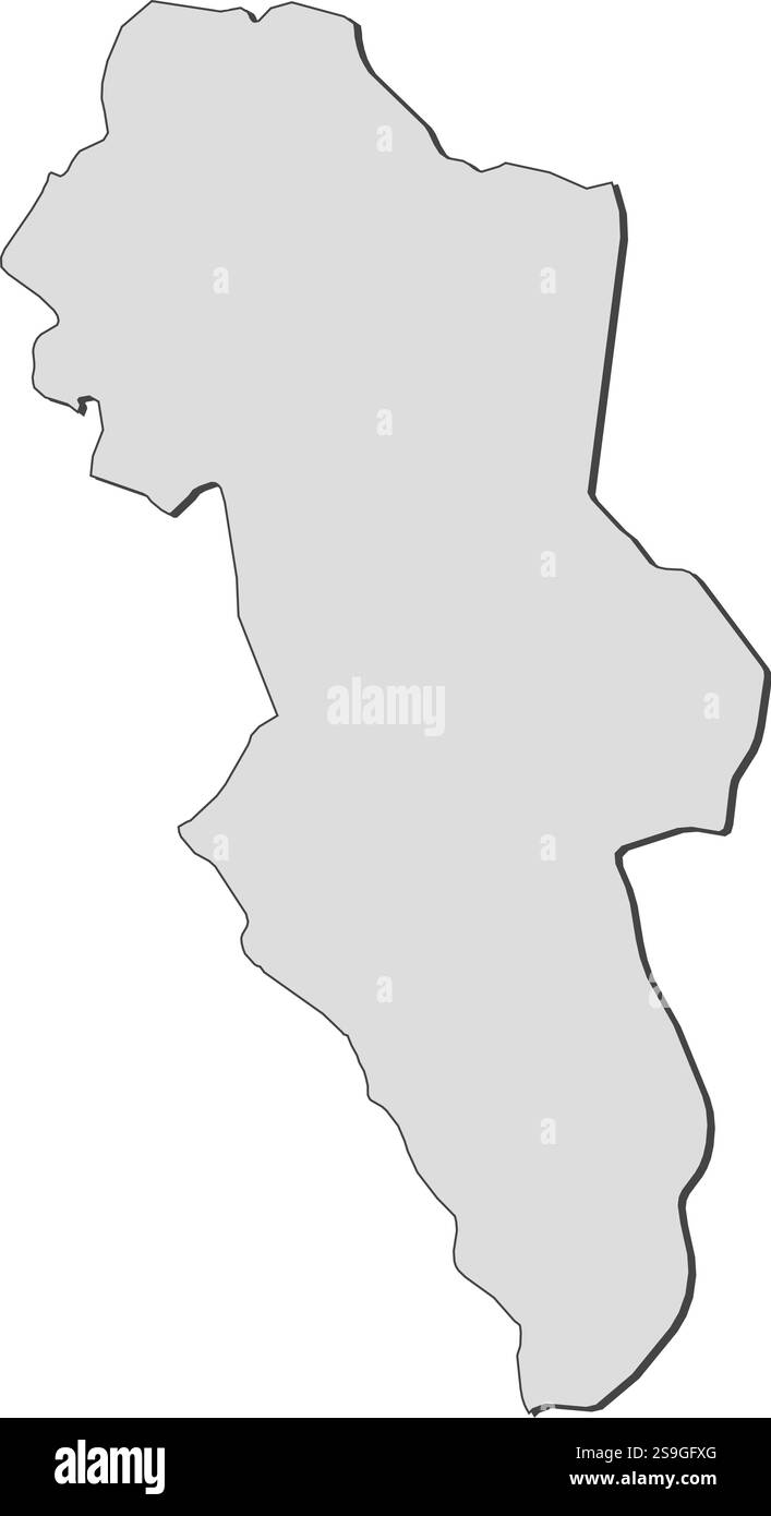 Hedmark vector map hi-res stock photography and images - Alamy