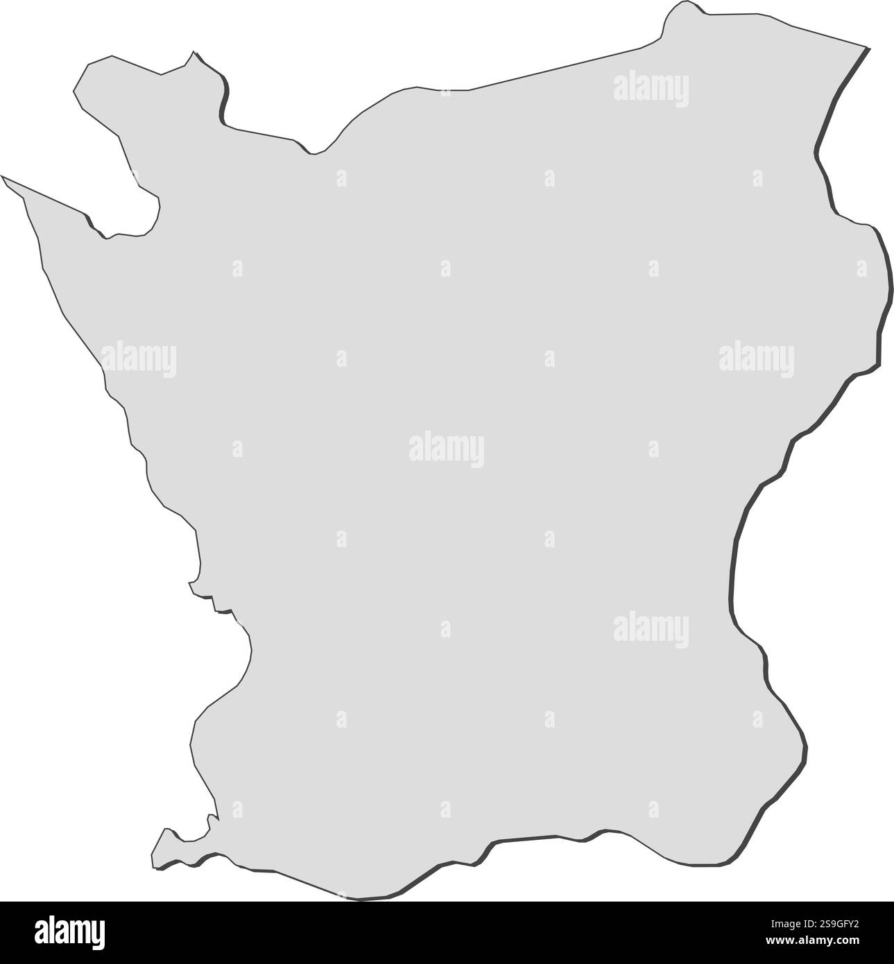 Skane outline map hi-res stock photography and images - Alamy