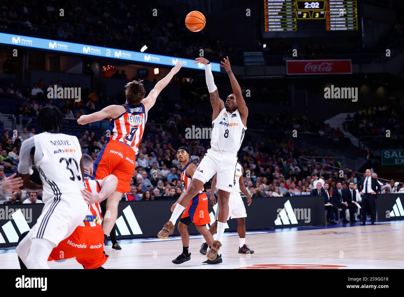 Xavier Rathan-Mayes of Real Madrid in action during the Spanish League ...