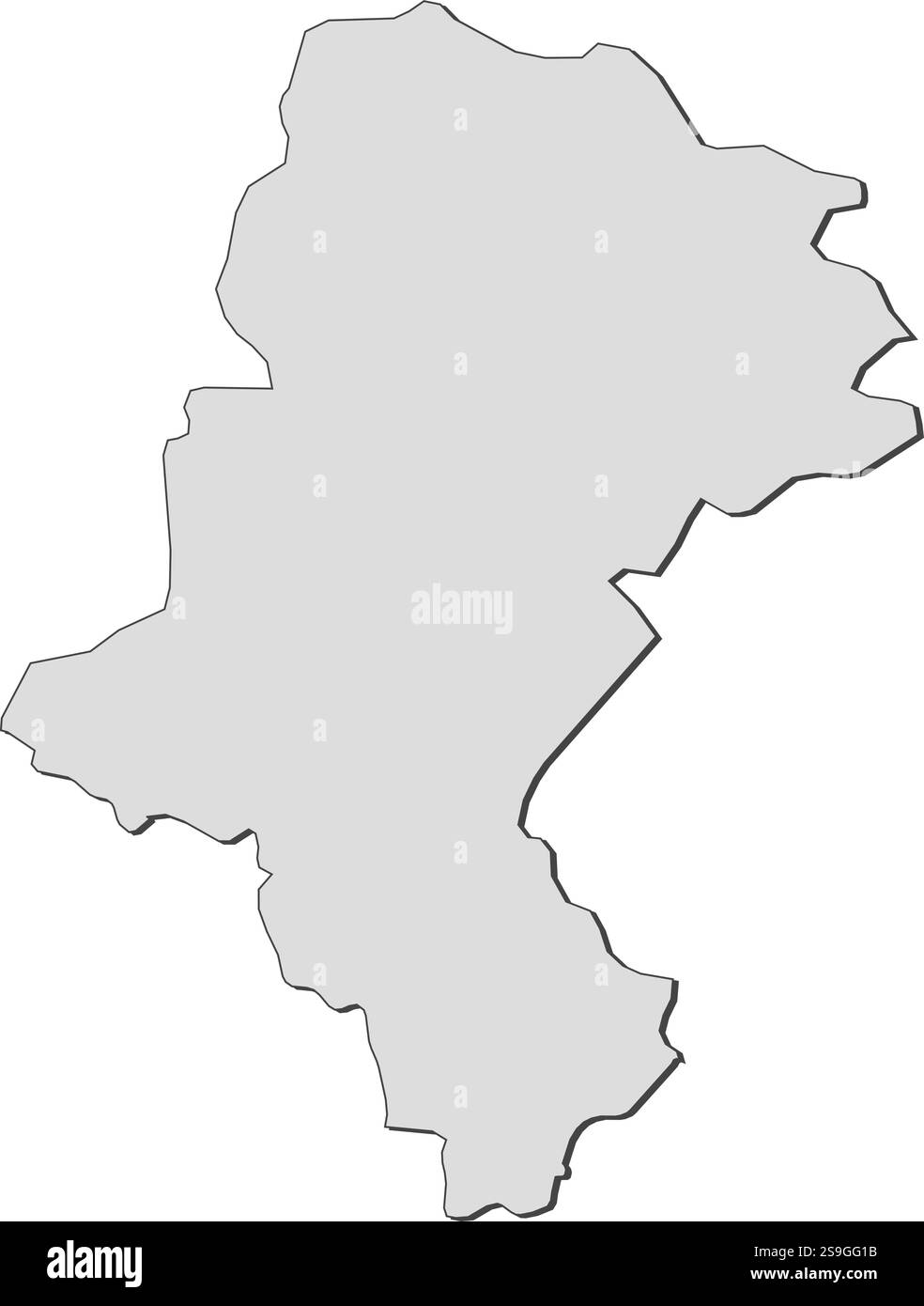 Map of Silesian, a province of Poland Stock Vector Image & Art - Alamy