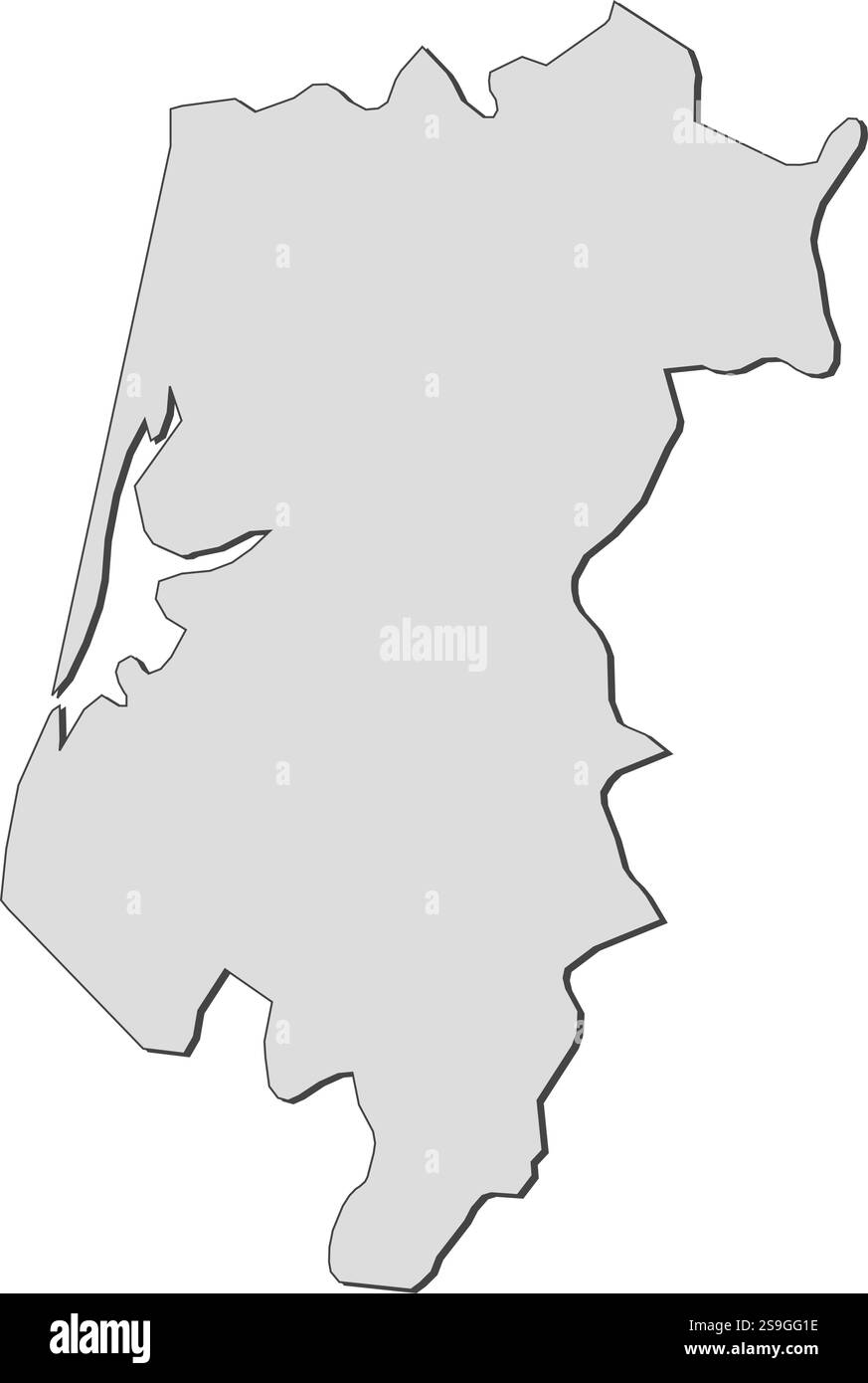 Aveiro vector map hi-res stock photography and images - Alamy