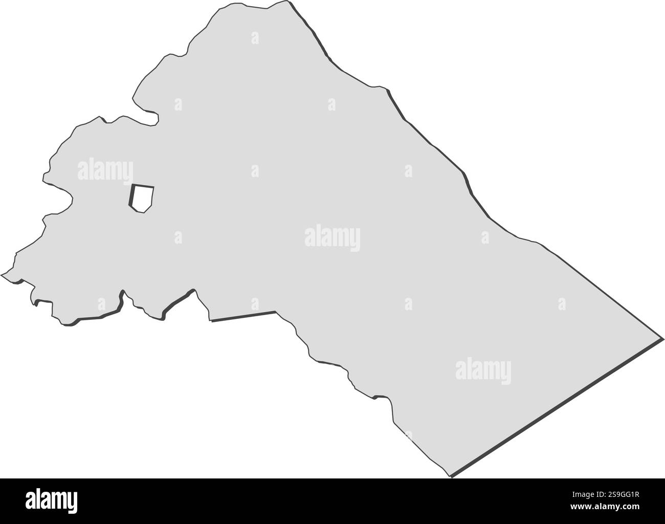 Map of Rif Dimashq, a province of Syria Stock Vector Image & Art - Alamy