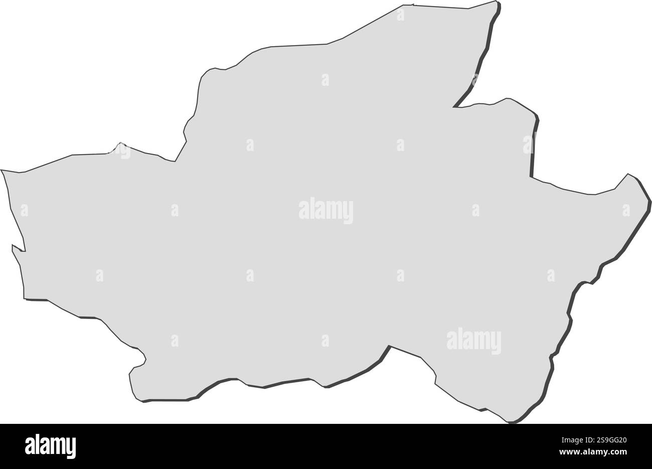 Map of Braga, a province of Portugal Stock Vector Image & Art - Alamy