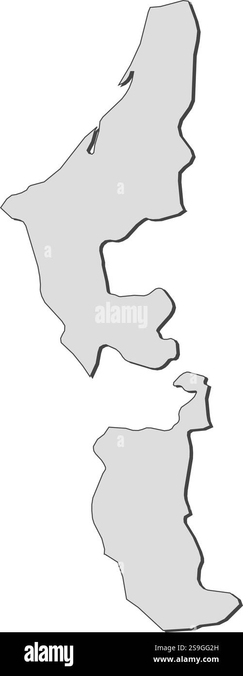 Uae map states border Stock Vector Images - Alamy