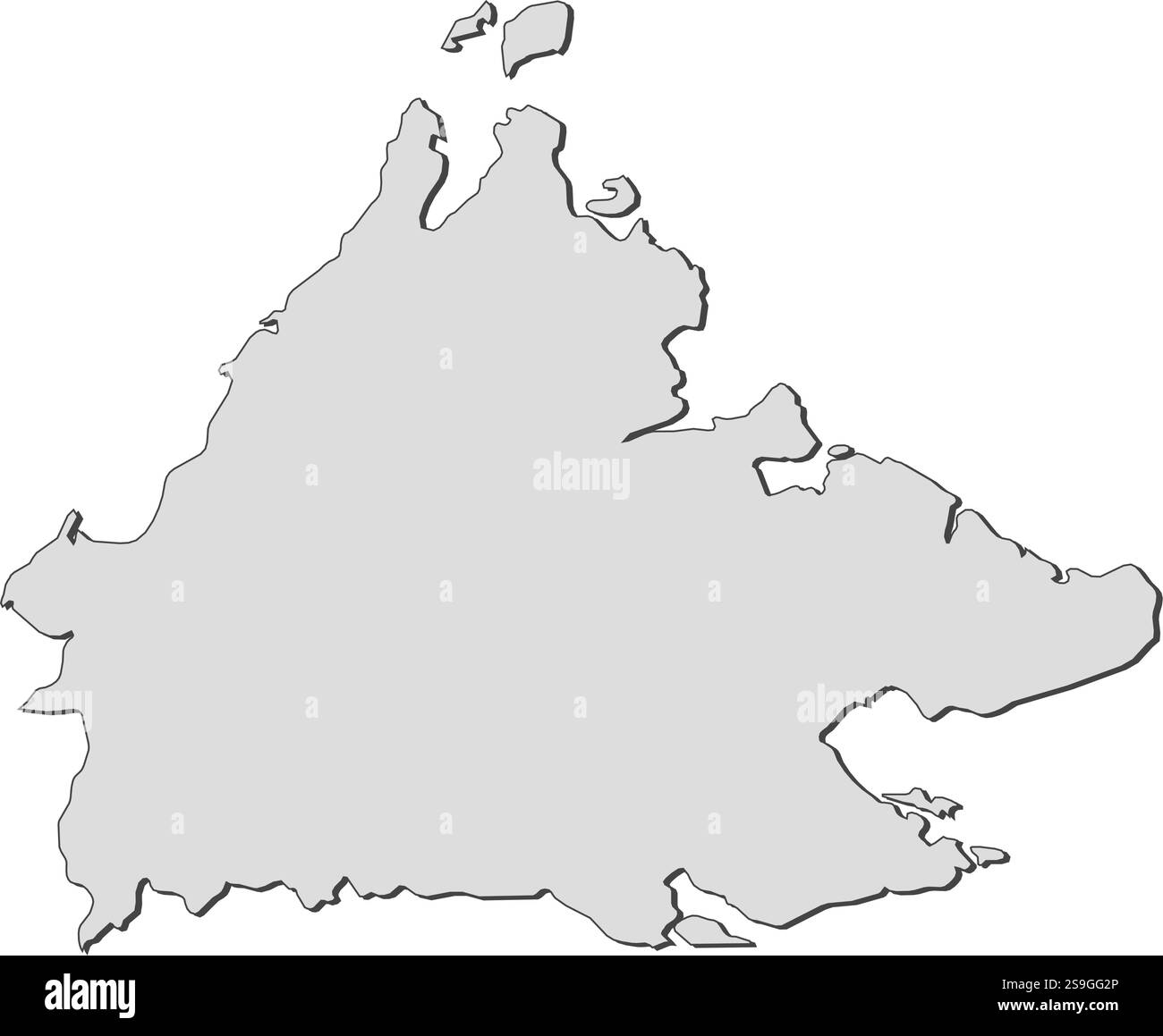 Sabah map hi-res stock photography and images - Alamy