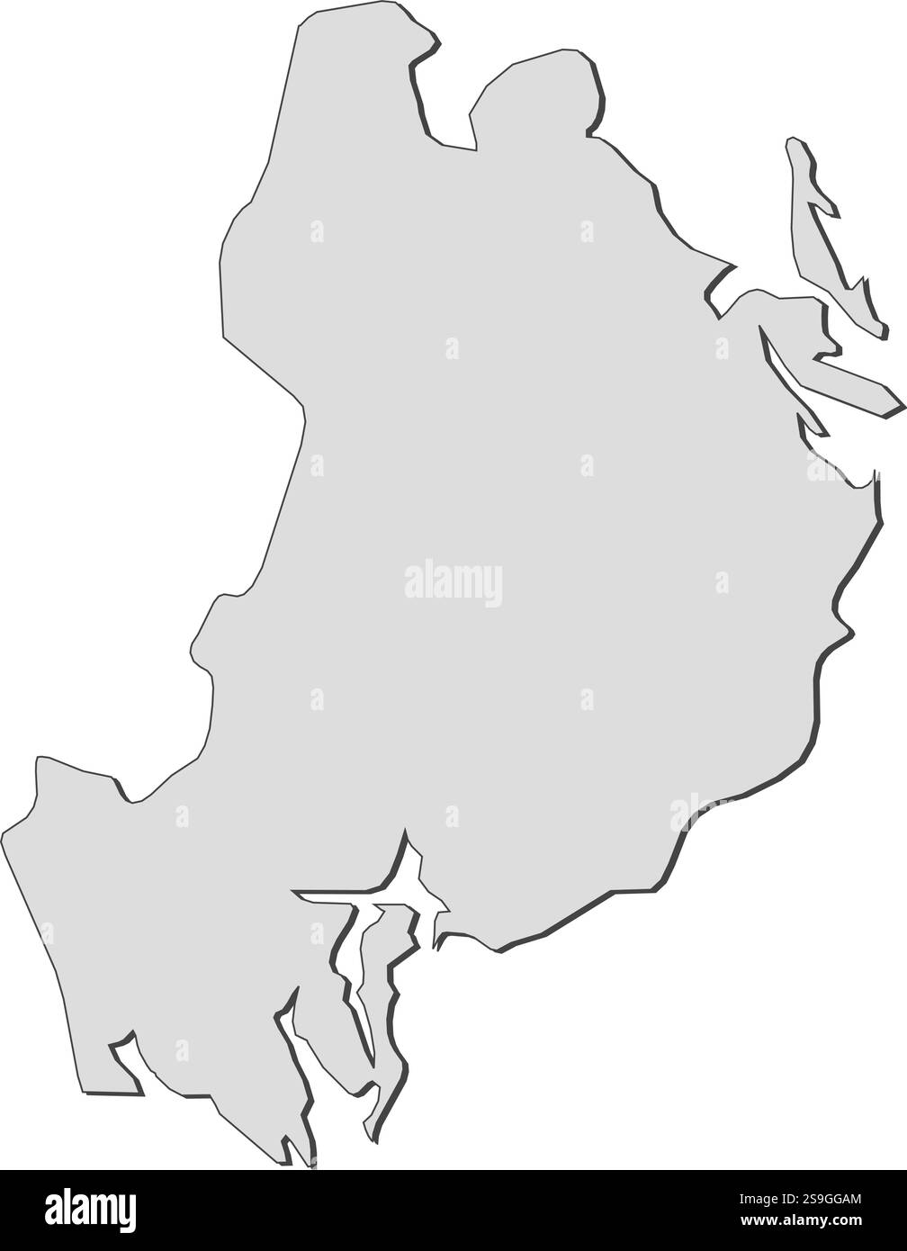 Uppsala county map hi-res stock photography and images - Alamy